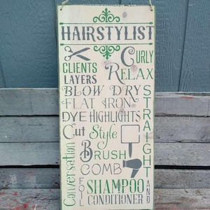 Hair Stylist Sign, Beauty Shop Sign, Hair Salon Sign, Beauty Salon Sign ...