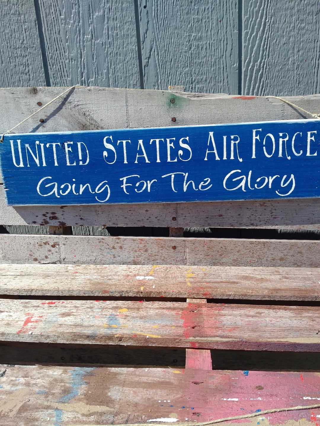 Air Force Sign Military Family Sign Military Wife USA Made USA Military ...