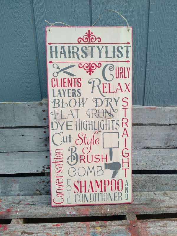 Hair Stylist Sign Beauty Shop Sign Hair Salon Sign Beauty - Etsy