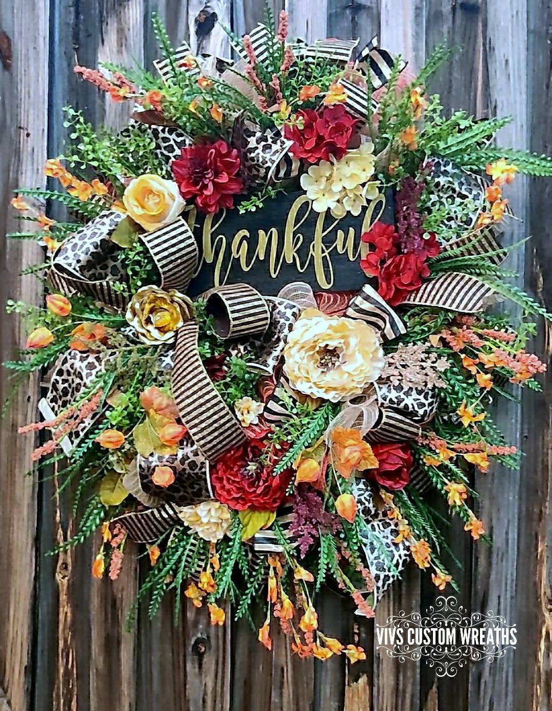 Custom Fall Wreath - munimoro.gob.pe