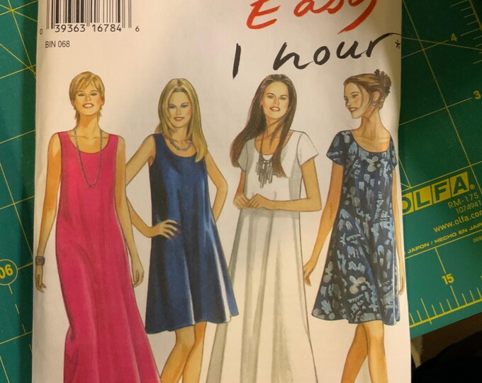 New Look Easy Dress Pattern 6352 - Etsy