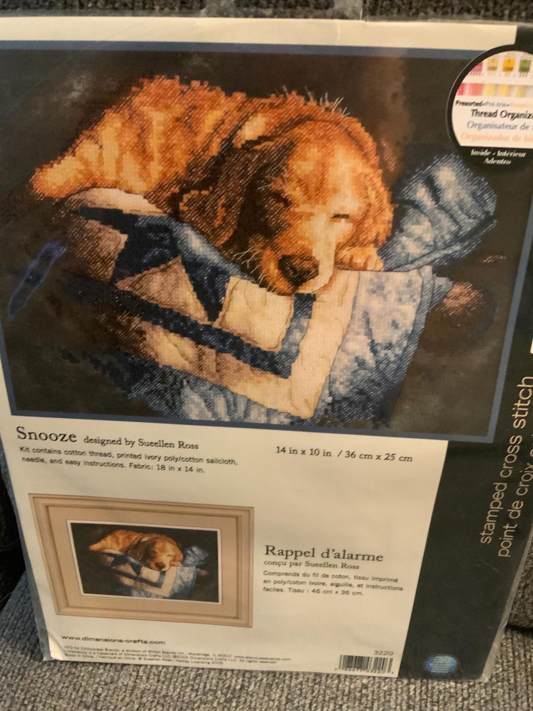 Snooze. A Dimensions Cross Stitch Kit - Etsy