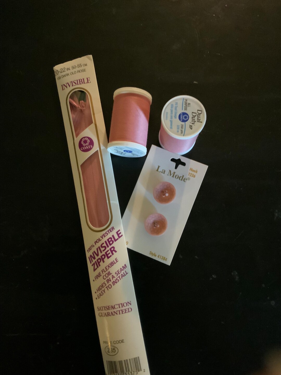 Rose Colored Notion Set for Garment. - Etsy