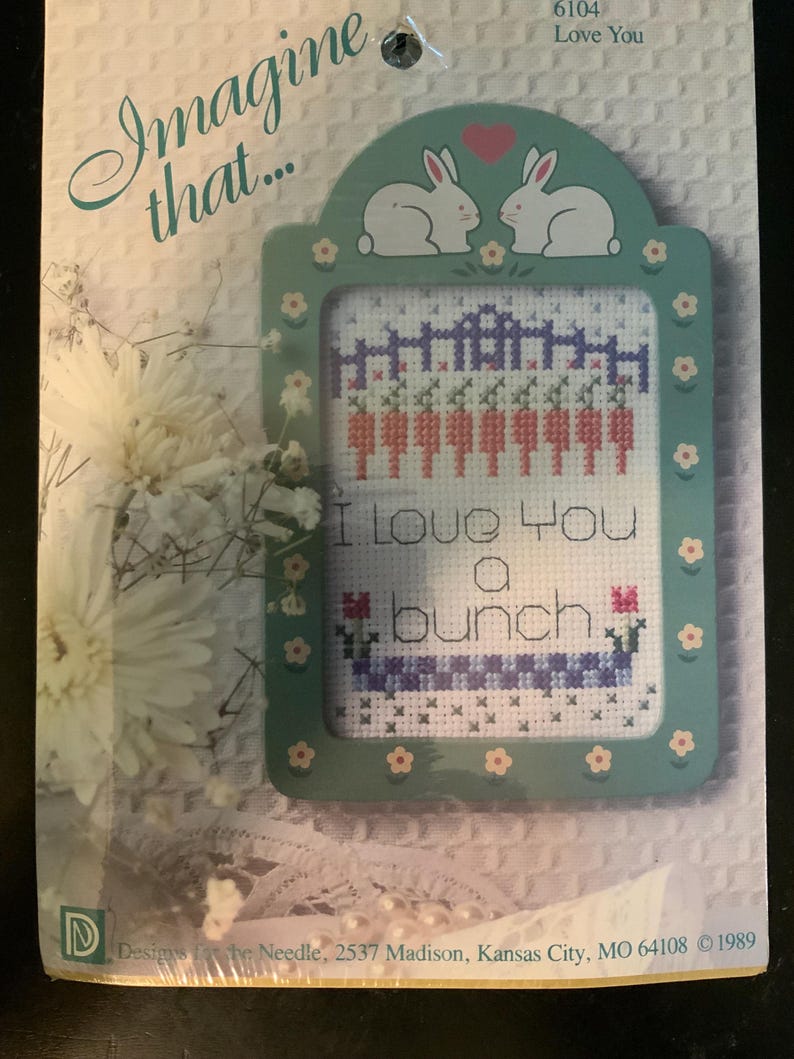Bunny Rabbit Frames Cross Stitch Kit - Etsy