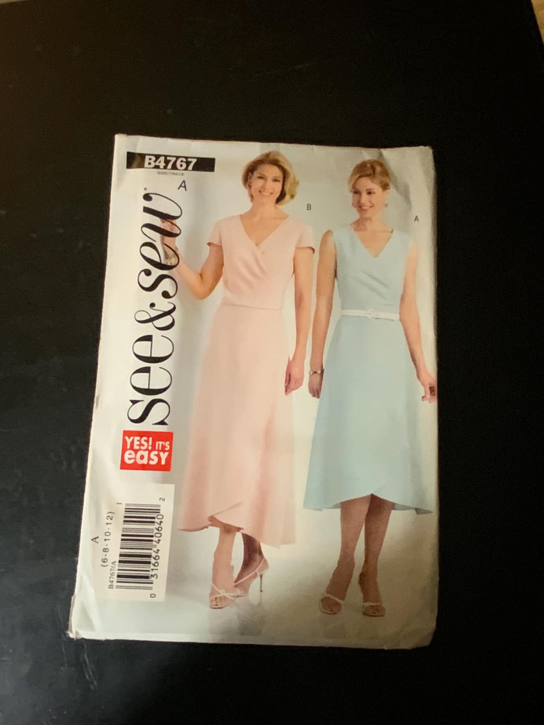 See and Sew Dress Pattern B4767 - Etsy