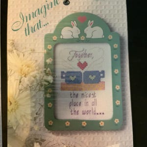 Bunny Rabbit Frames Cross Stitch Kit - Etsy