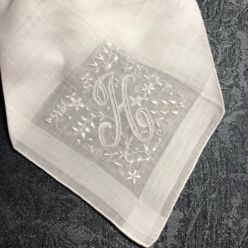 Initial H Sachet Made From an Antique H Handkerchief Filled With ...