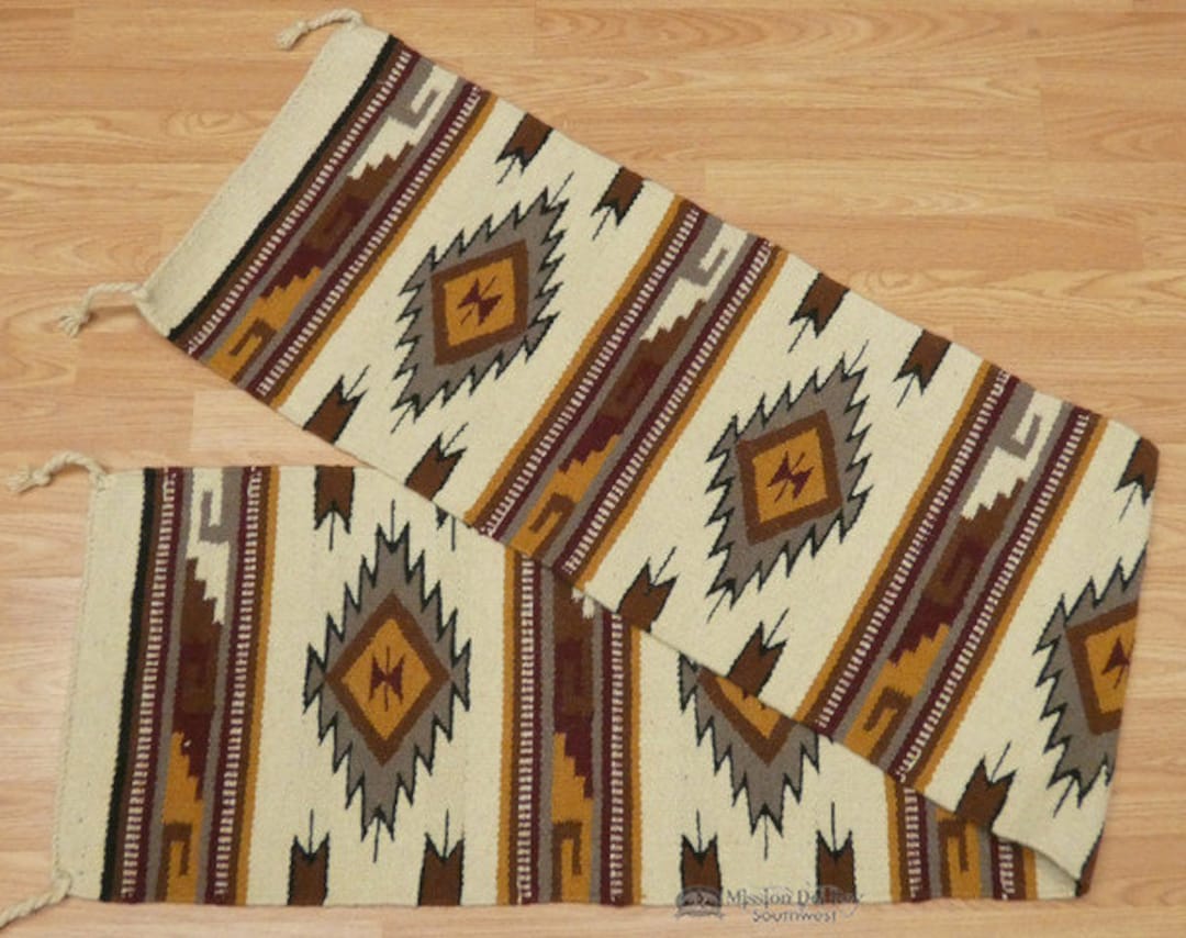 16x80 Southwest Wool Table Runner - Etsy