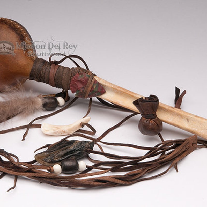 Shamanic Bone Rattle - Etsy