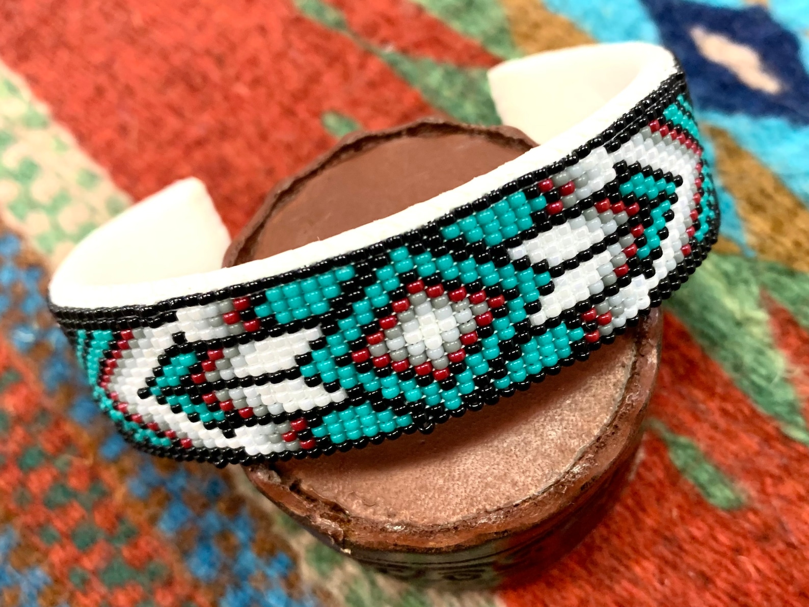Native American Beaded Cuff Bracelet navajo - Etsy