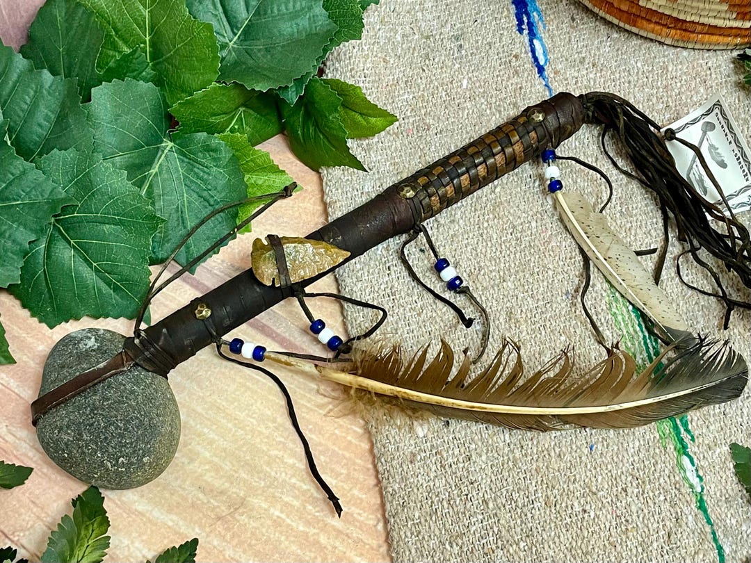 15 American Indian Navajo Stone Tomahawk brown - Etsy