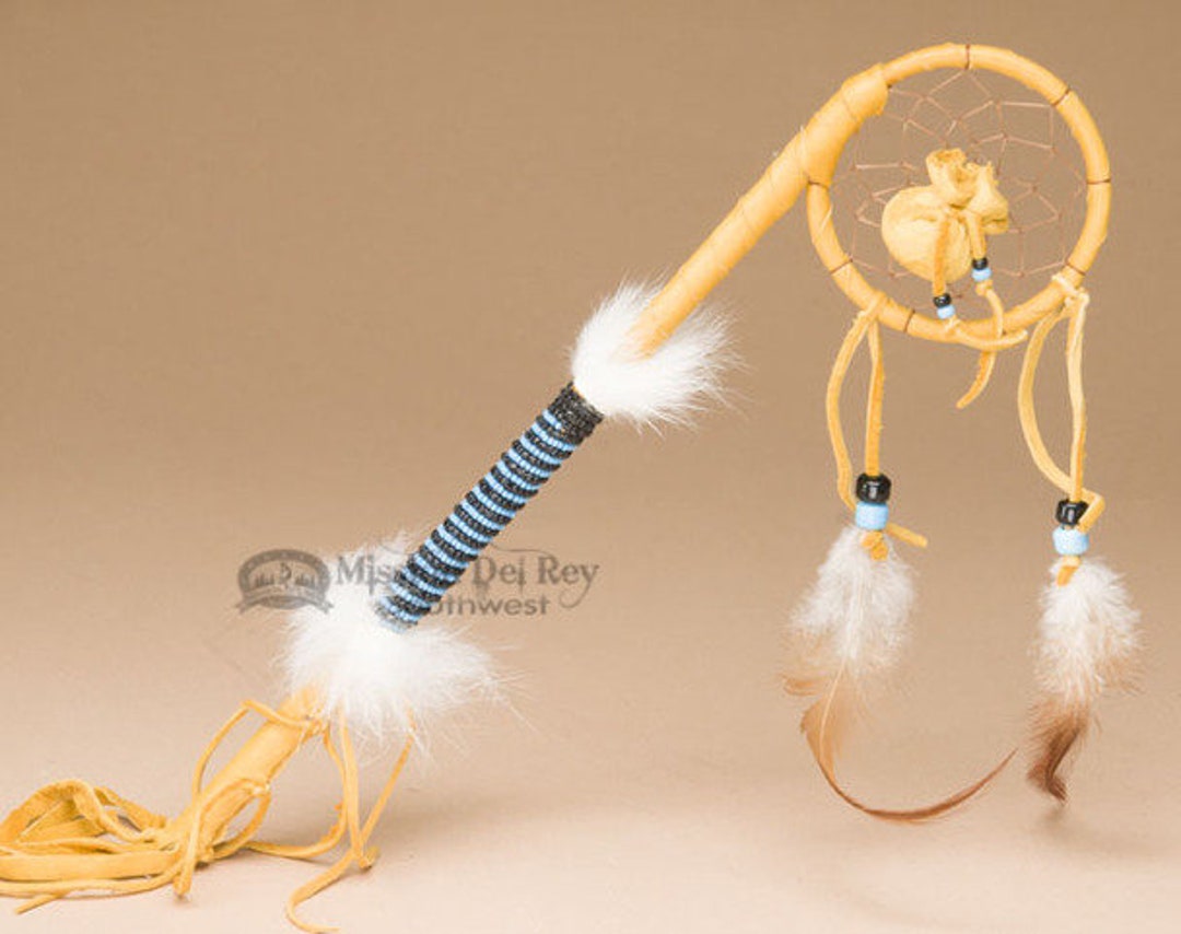 12" Native American Beaded Medicine Talking Stick - Etsy