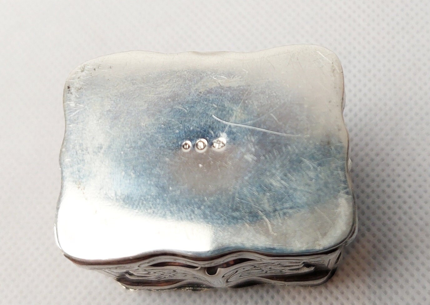 Vintage Dutch Silver Peppermint Box, Spice Box, Snuff Box, Scent Box ...