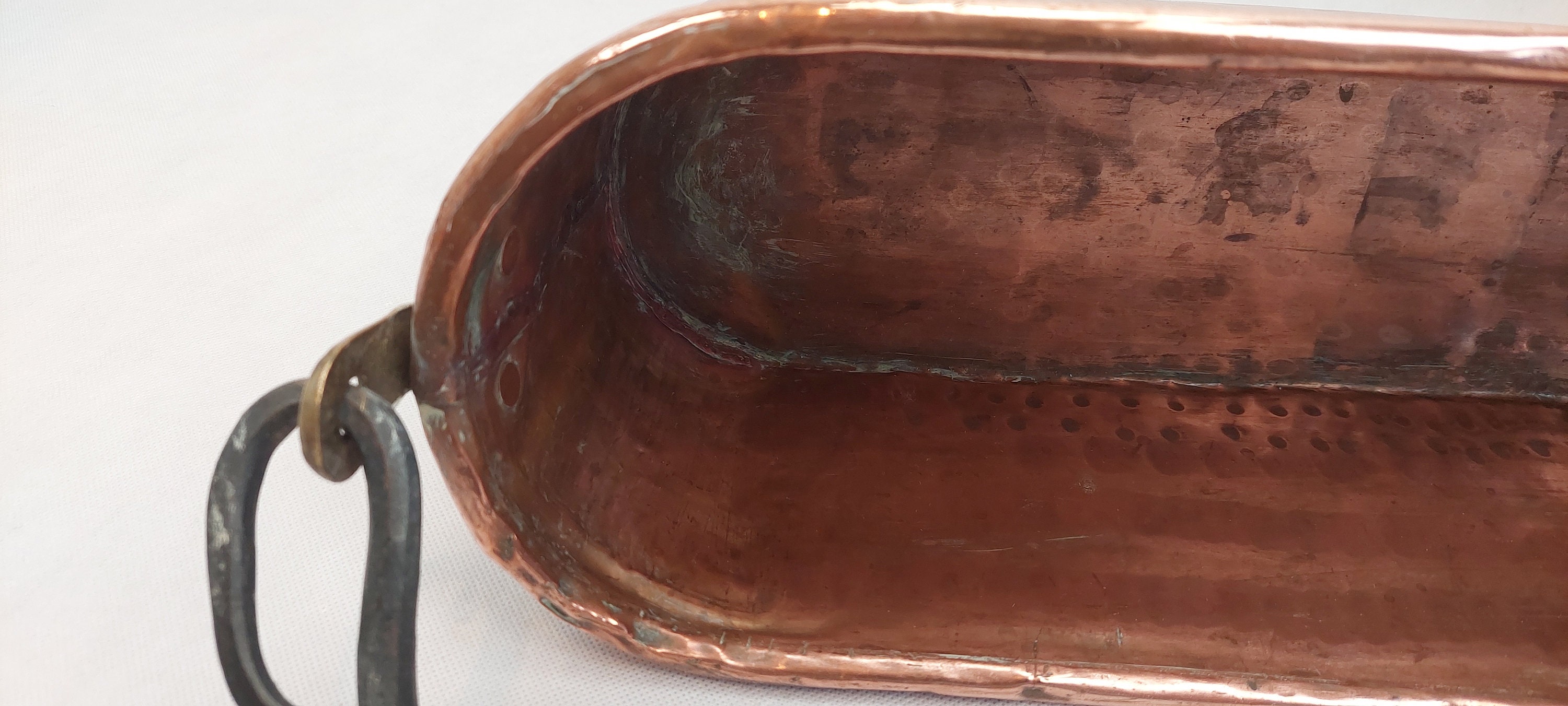 Antique French Copper Fish Pan Fish Kettle Poissonnière - Etsy