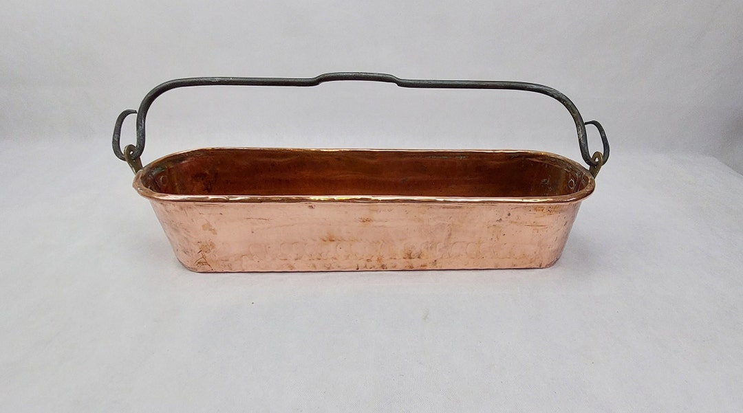 Antique French Copper Fish Pan, Fish Kettle, Poissonnière , France ...