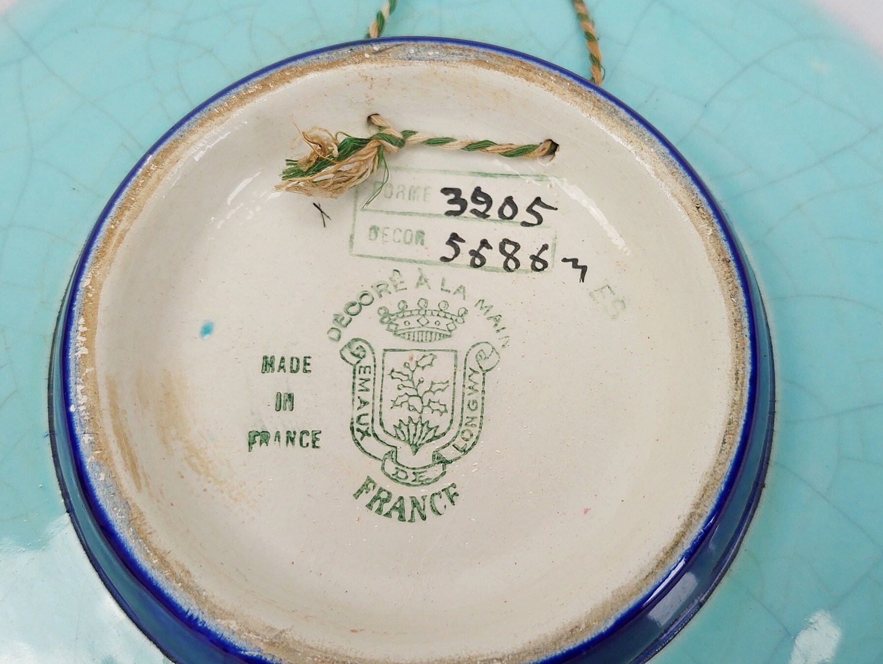 Rare Emaux De Longwy Enamel Serving Dish, Floral Design, France, Ca ...