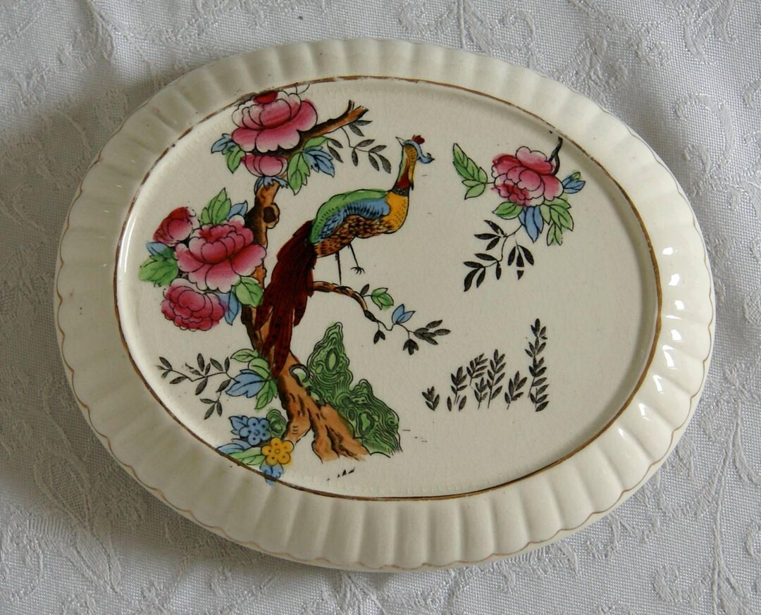 Vintage Devon Ware Fieldings / Early Crown Devon Oval Trivet - Etsy