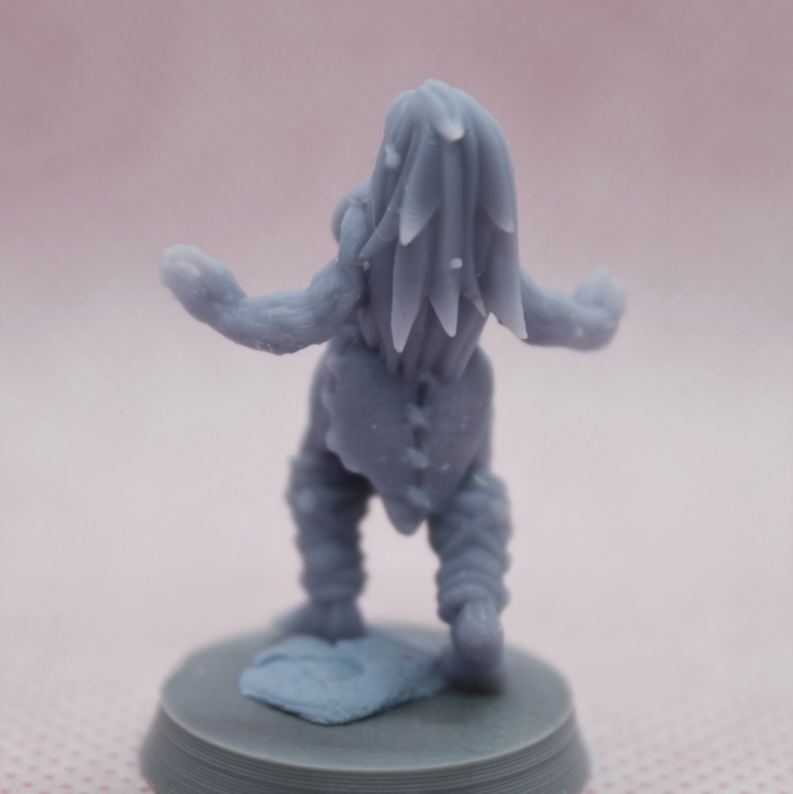 35 mm Werewolf Female Miniature for Dungeons and | Etsy