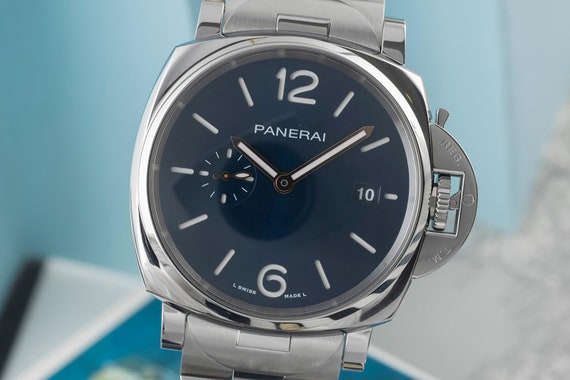 PANERAI Luminor Due Automatic Blue Dial Men's Watch … - Gem