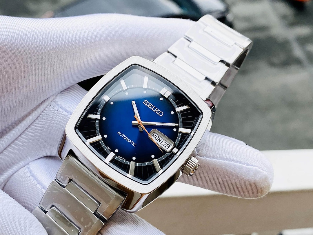 SEIKO Recraft Automatic Blue Dial Stainless Steel Men's Watch Item No ...
