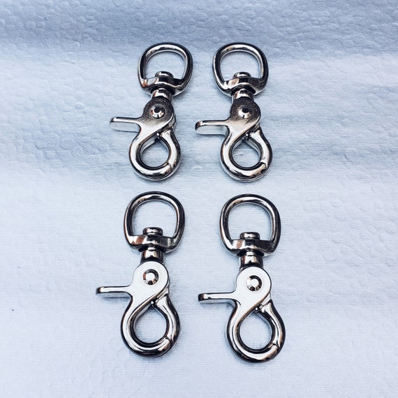 Sewing & Fiber Leatherworking 50 pcs made in Taiwan Bulk Silver Trigger Scissor Lobster Claw ...