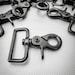 Bulk Lot 1.5" Trigger Scissor Swivel Black Color Metal Snaps With ...