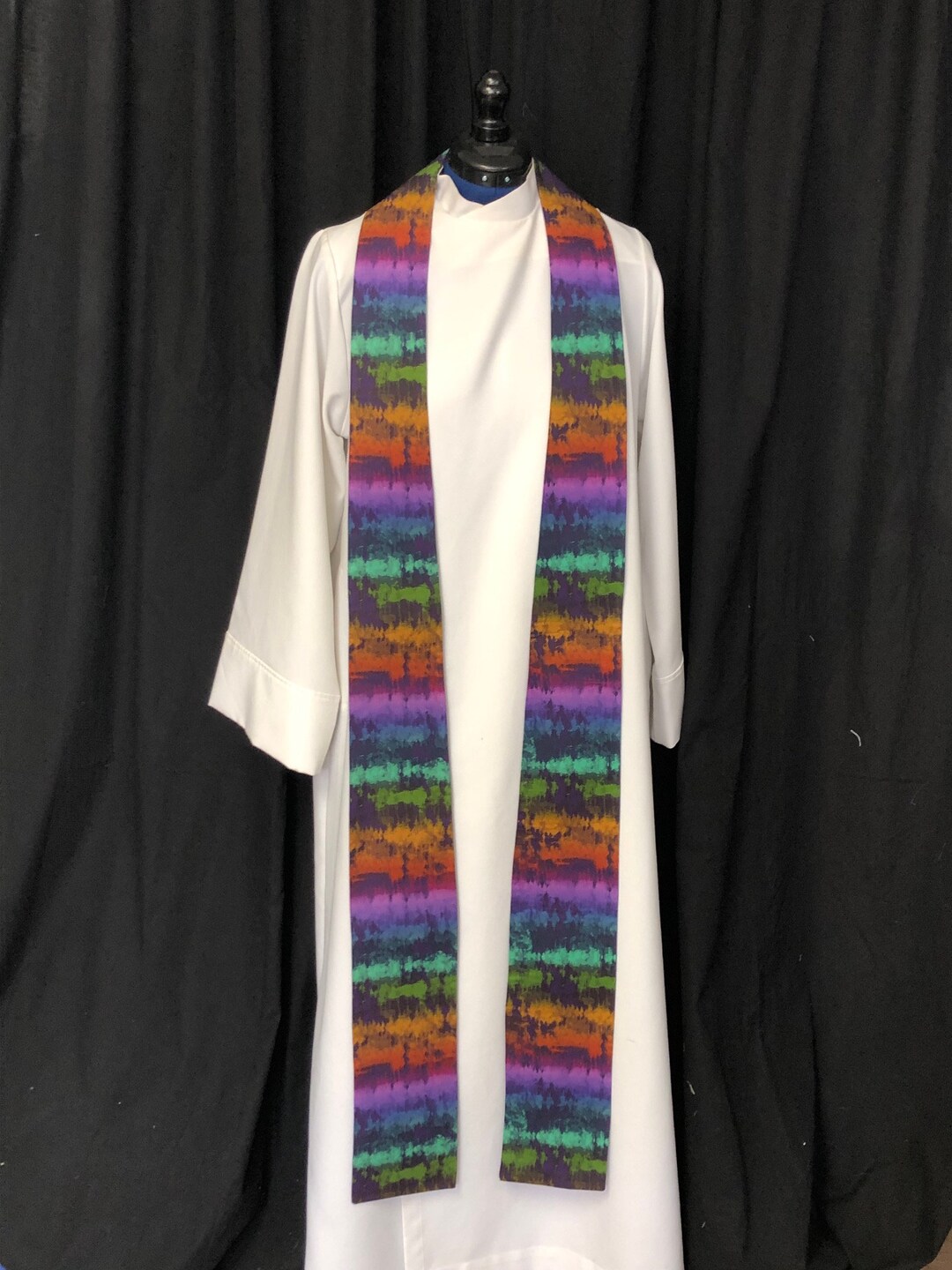 Lenten Rainbow Liturgical Stole - Etsy