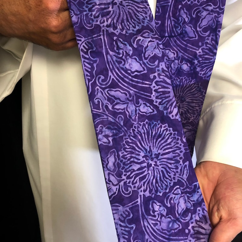 Purple Clergy Stole - Etsy