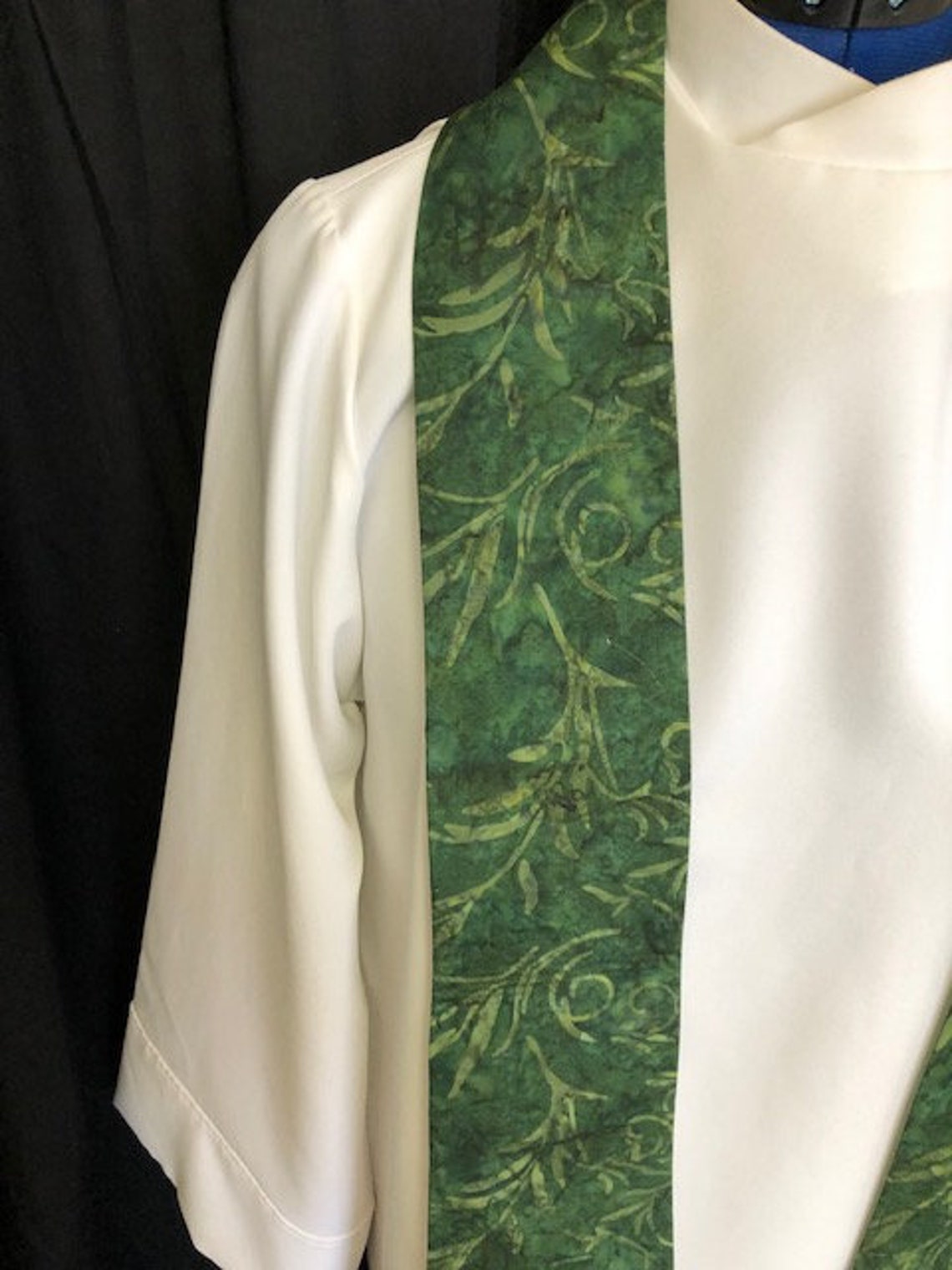 Shades of Nature Green Clergy Stole - Etsy