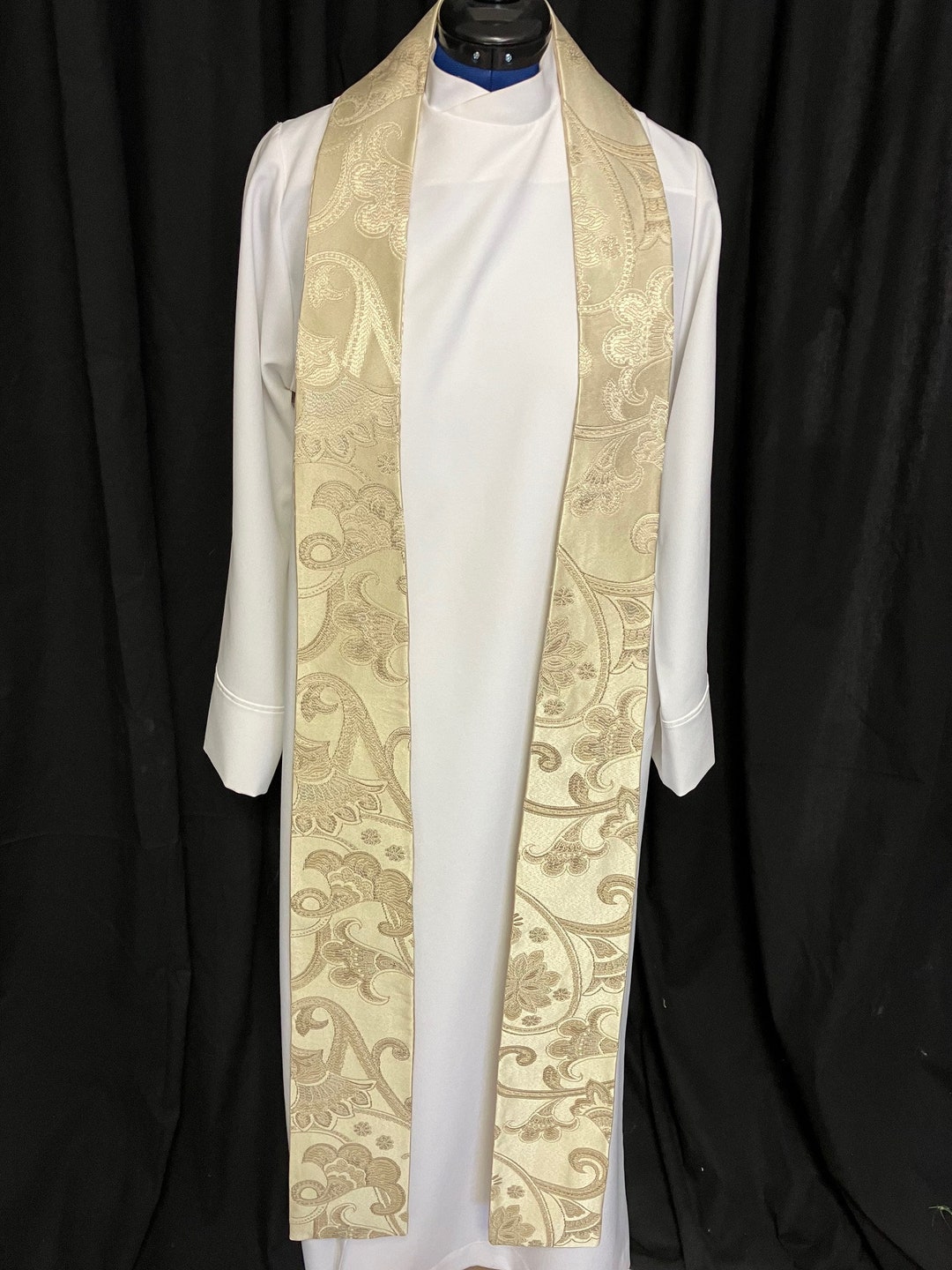 Gold-tone Brocade Easter Stole - Etsy