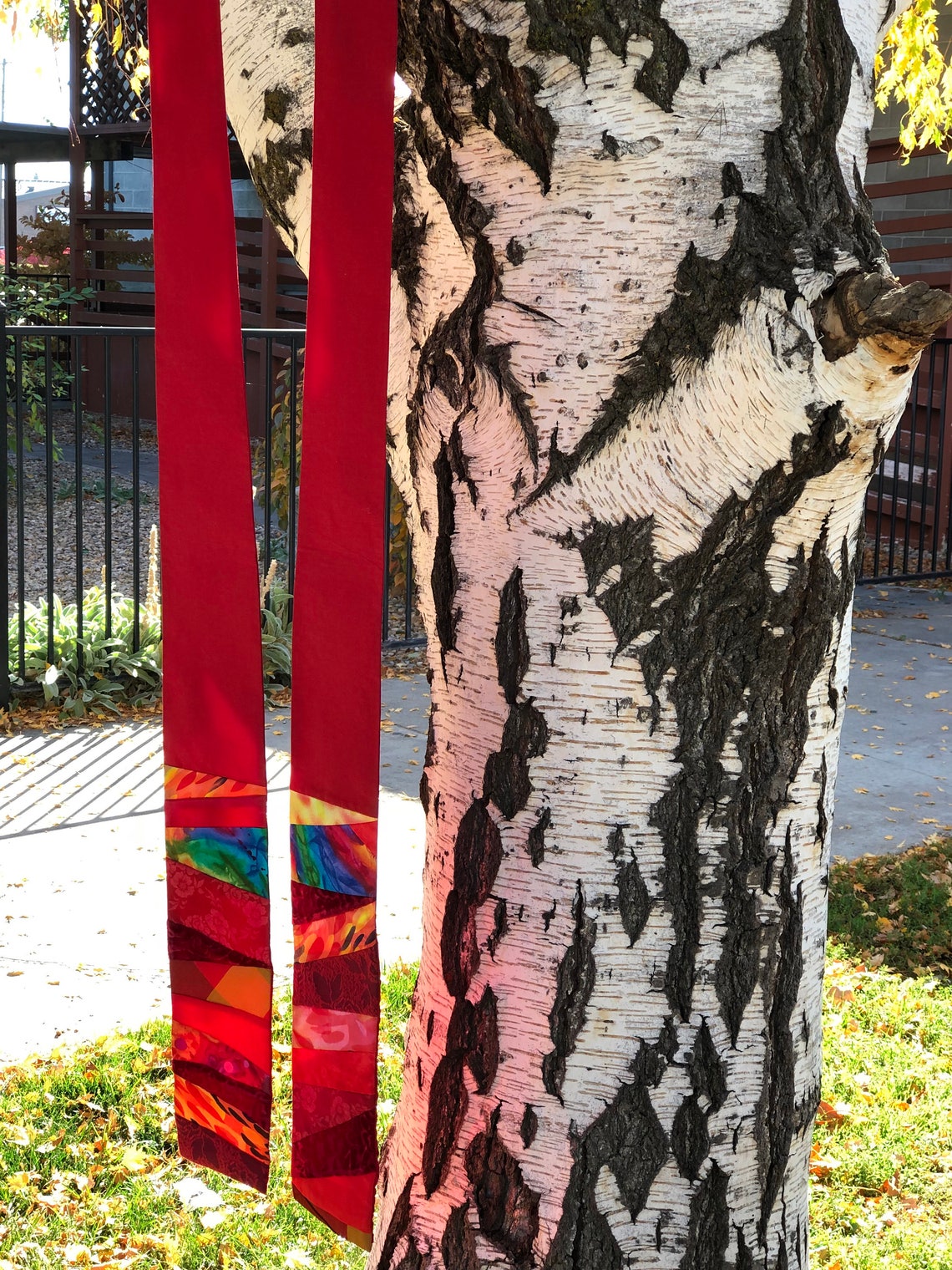 Red Quilted Stole, Red Ordination Stole, Red Clergy Stole, Red Stole ...