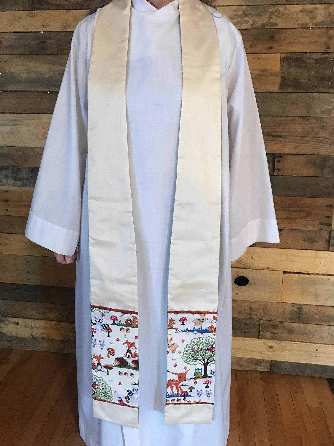 St. Francis Stole Woodland Animals - Etsy
