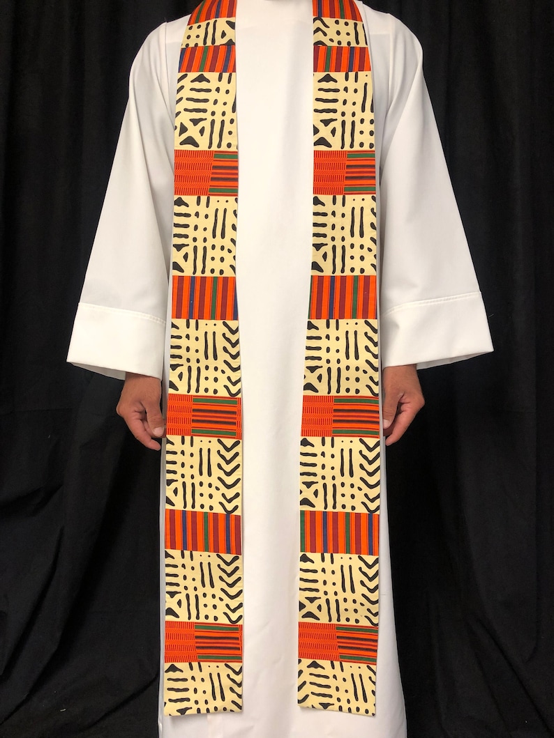 African Clergy Stole, Easter, Priest Stole, Clergy Stole, All Season ...