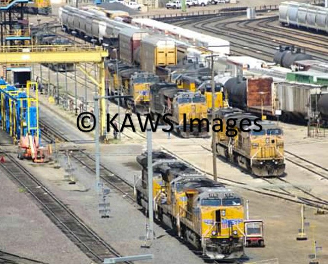 Union Pacific Train Yard, Train Photography - Etsy