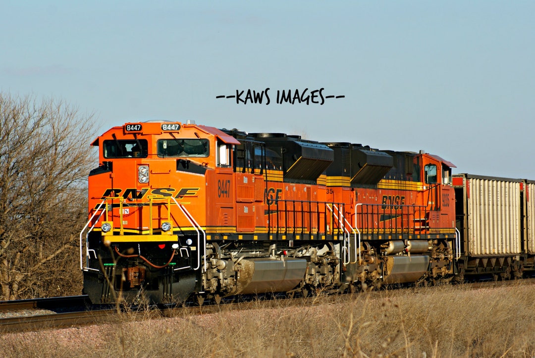 BNSF No. 8447, Train Photography, Railroad Photography, Train Art, Railroad Art - Etsy