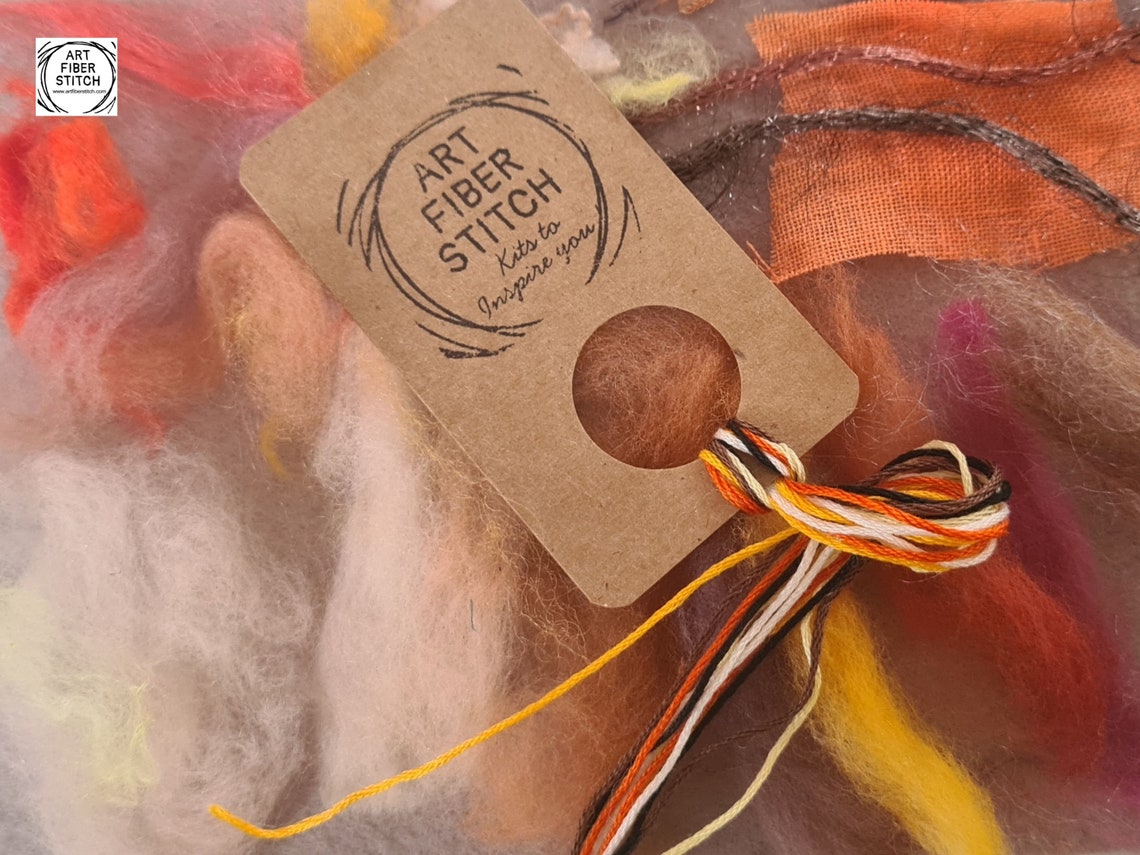 Glorious Sunset. Needle Felted Wool Art Picture Kit. Painting - Etsy