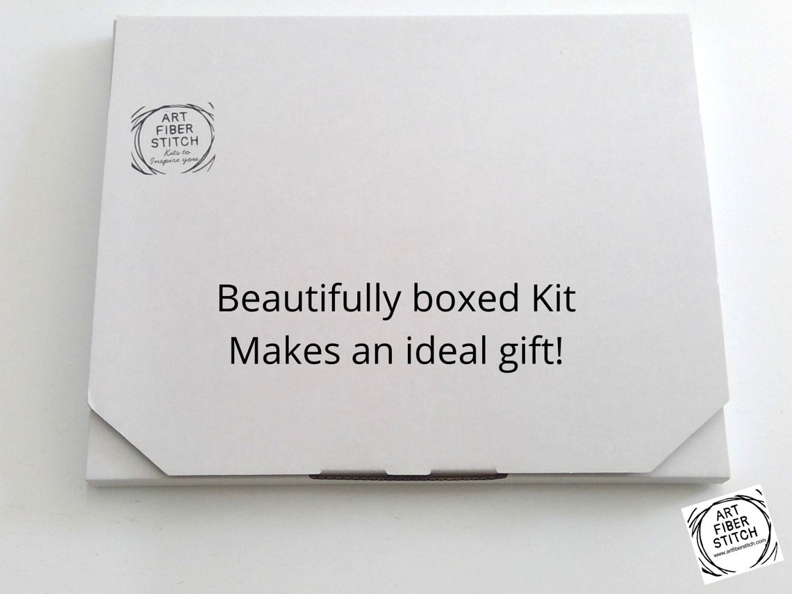 Lilies Slow Stitching Kit Beginners Embroidery Easy Sewing - Etsy