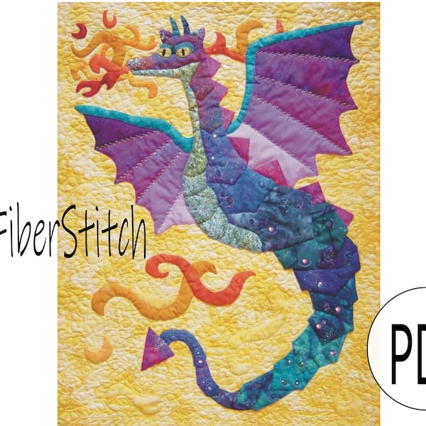 Dragon Applique - Etsy