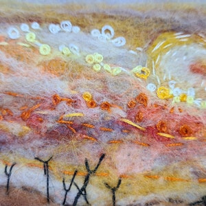 Glorious Sunset. Needle Felted Wool Art Picture Kit. Painting With Wool ...
