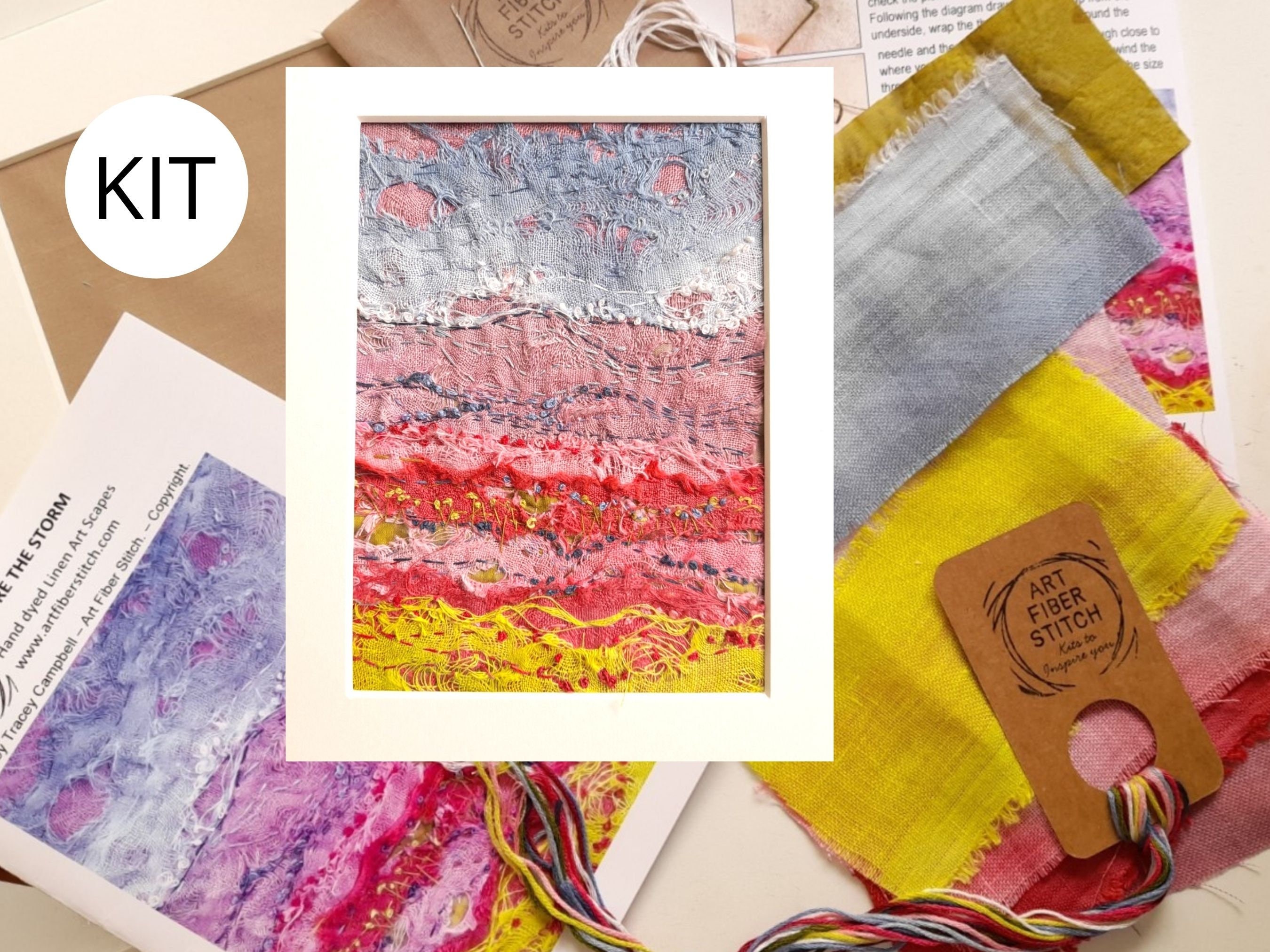 Visual Arts Kits Easy Sewing Project Textile Art Creative Mindful ...
