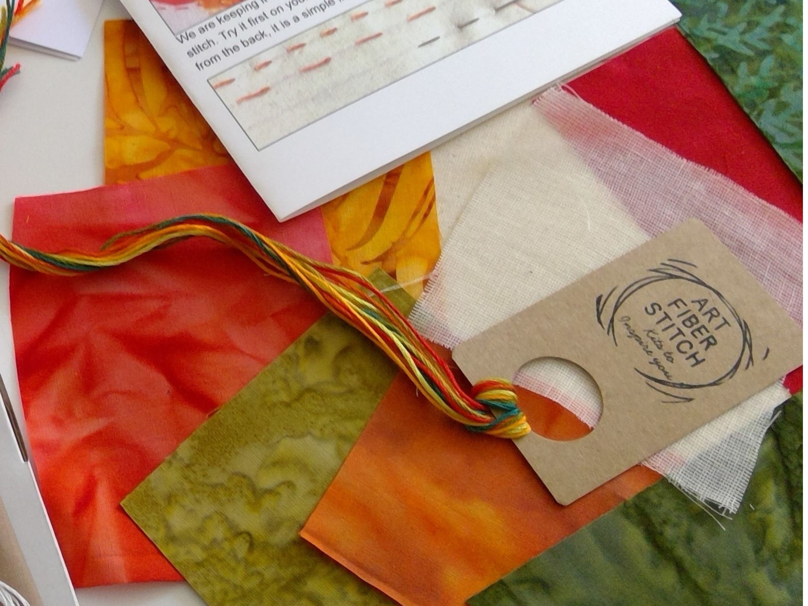 Poppies Slow Stitching Kit Beginners Embroidery Easy Sewing - Etsy