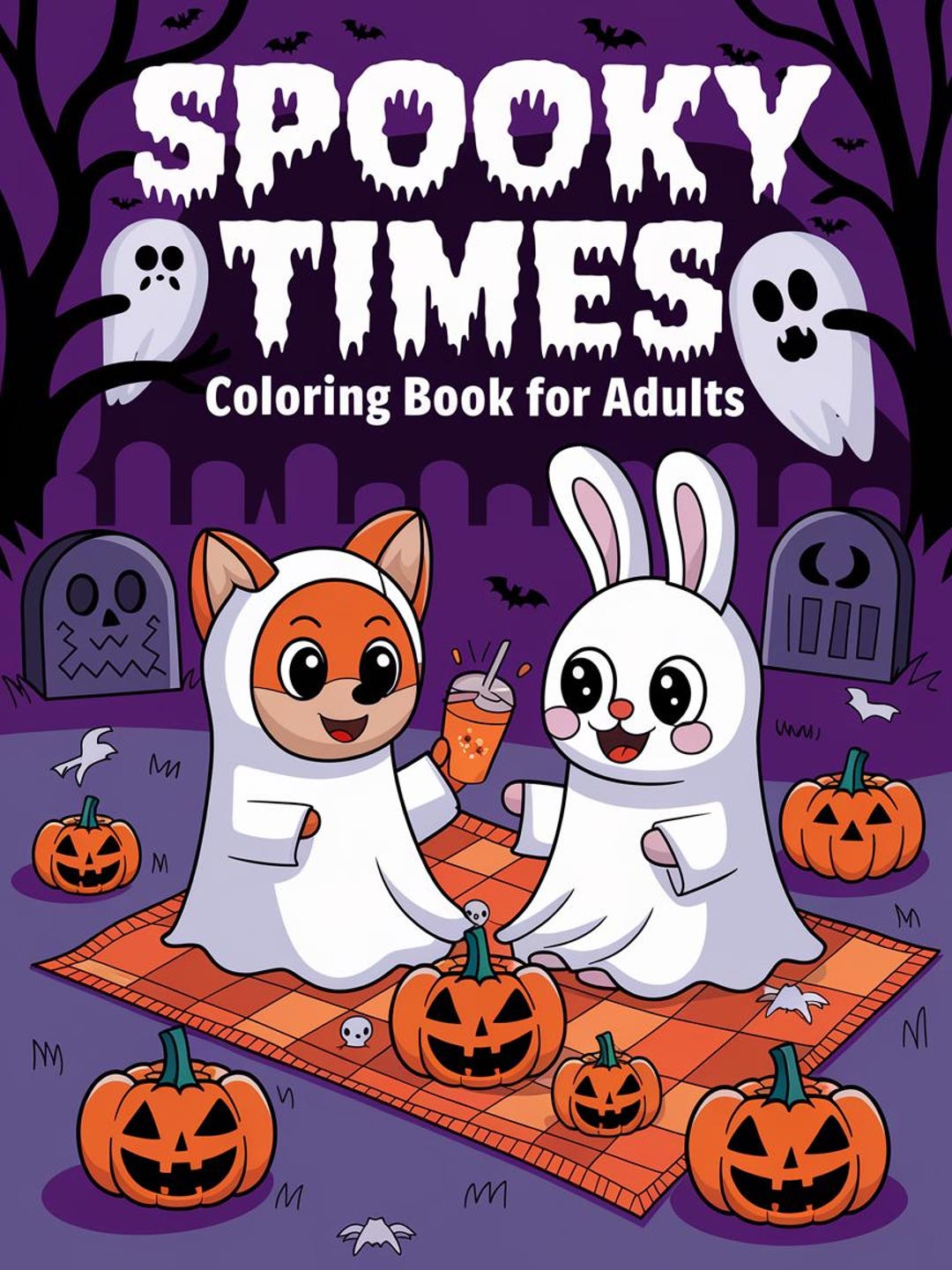 98 Bold & Easy Spooky Times Coloring Pages Vol. 2 Coloring Pages ...