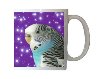 Parakeet knitting pattern green and blue budgie knitting