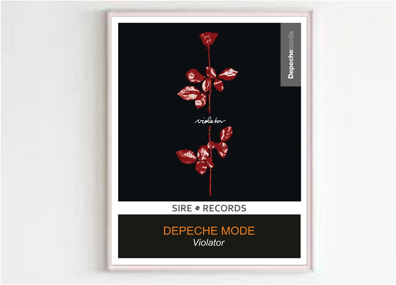DEPECHE MODE poster / Violator cover / Violator Depeche Mode / posters ...