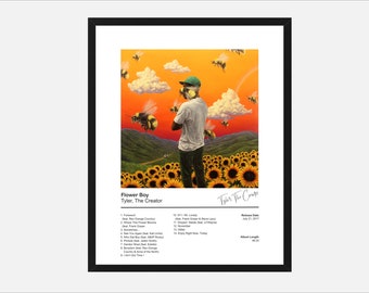 Flower Boy Album Print - Etsy