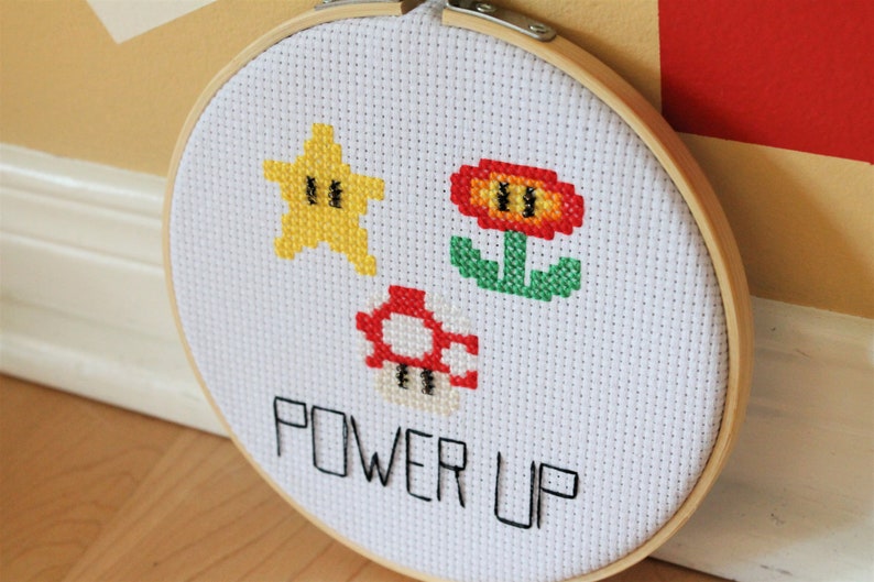 Super Mario Cross Stitch Super Mario Gifts Nintendo Cross Stitch - Etsy