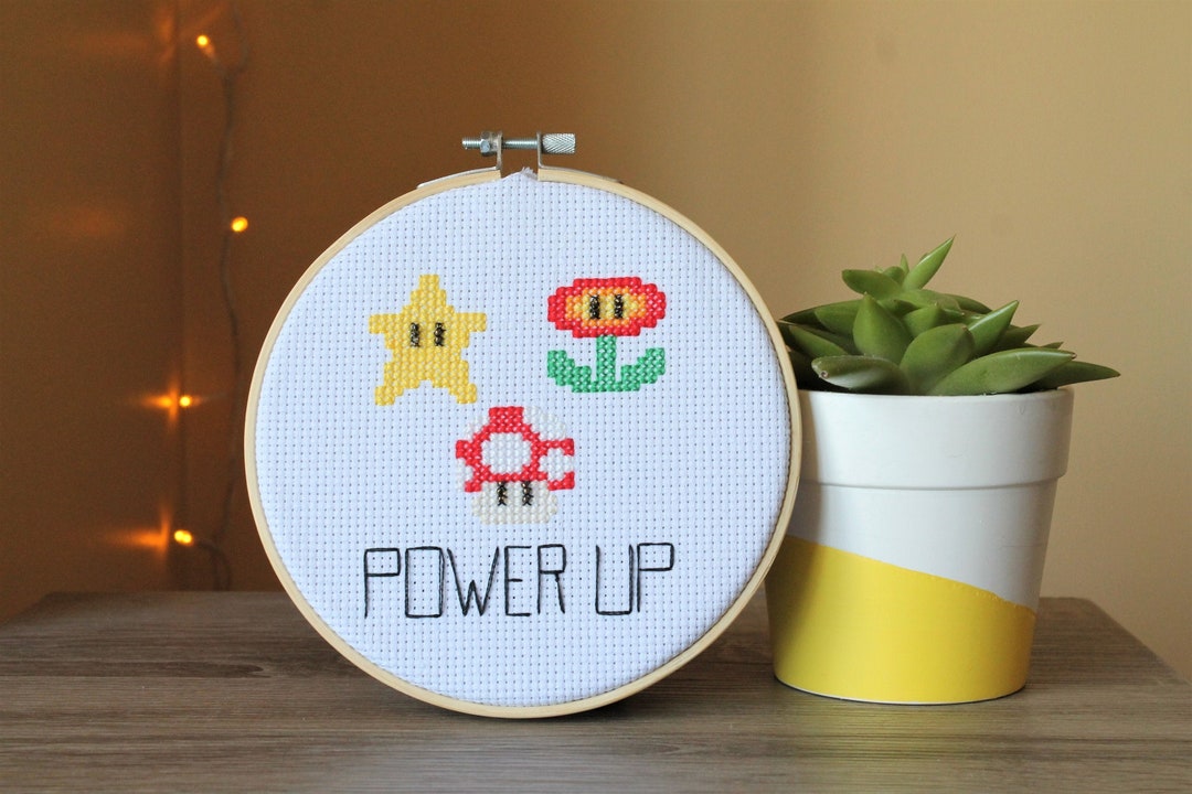 Super Mario Cross Stitch Super Mario Gifts Nintendo Cross Stitch - Etsy