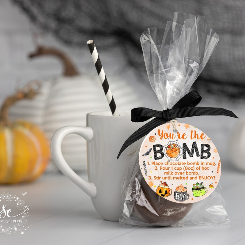 Hot Cocoa Bomb Tags - Etsy