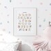 Animal Alphabet Print Alphabet and Numbers Poster Instant - Etsy