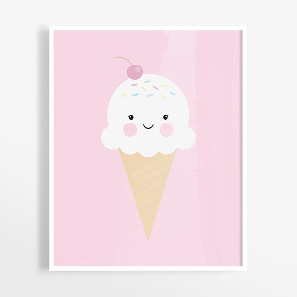 Ice Cream Print - Etsy